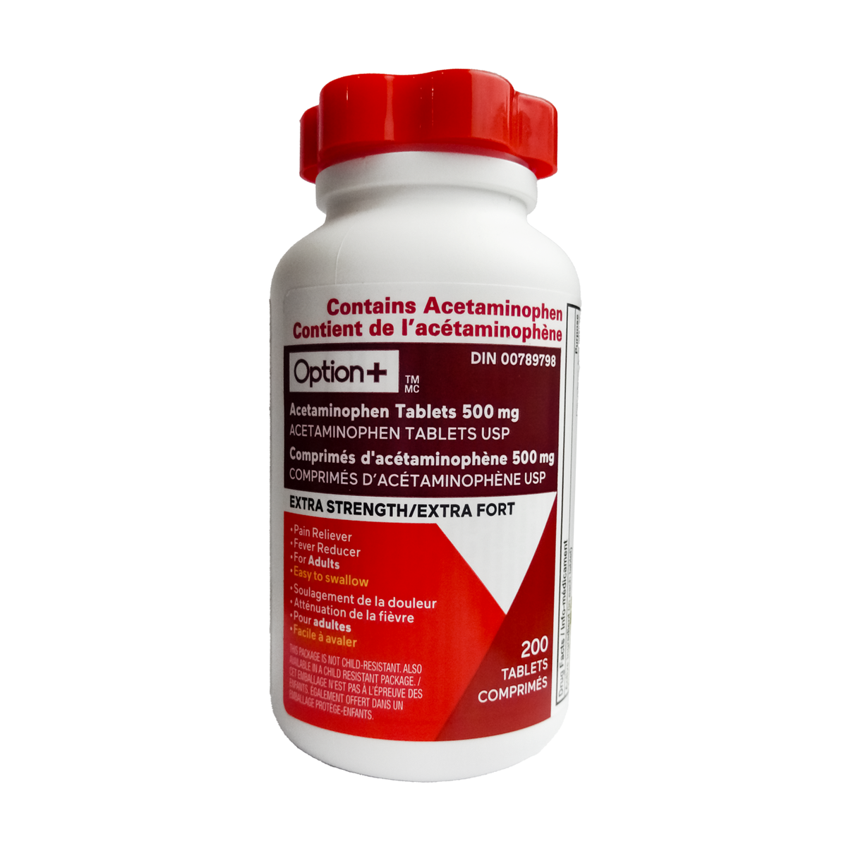 Option+ Acetaminophen Extra Strength 150 Tabs – Orleans Compounding ...
