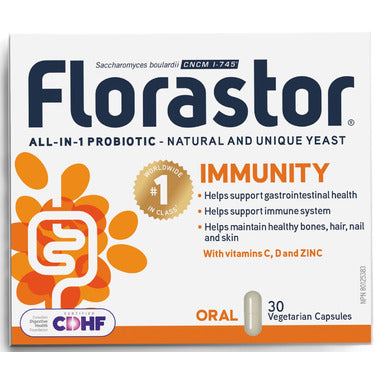 Florastor Immunity All-In-1 Probiotic 30 Capsules – Orleans Compounding ...