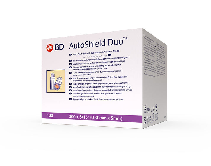 BD AutoShield Duo™ Safety Pen Needle 30GX5MM 100 per box – Orleans ...
